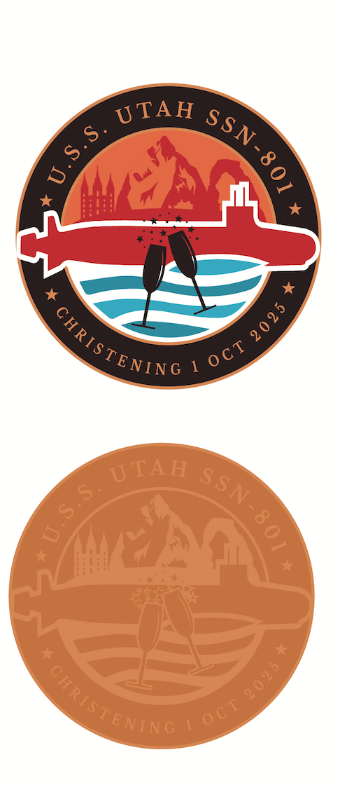 Coin - Christening – USS UTAH Commissioning Committee