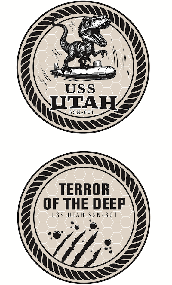 Coin - USS Utah Terror of the Deep – USS UTAH Commissioning Committee